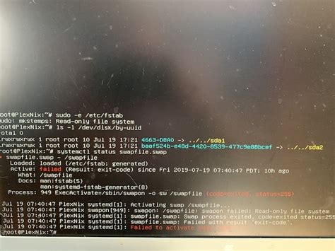 1804 Keeps Booting Into Emergency Mode Swap Errors Ask Ubuntu