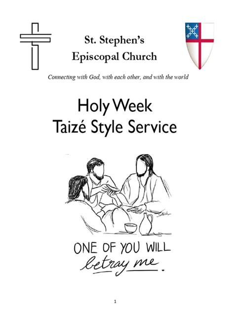 Holy Week Taize Serviceupdated Pdf Lords Prayer Jesus