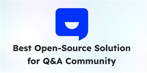 Answer 1 0 Is Coming The Best Open Source Solution For Qanda Community R Devto