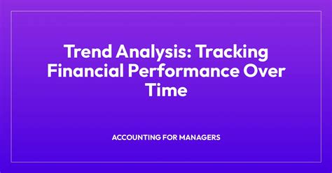 Trend Analysis Tracking Financial Performance Over Time • Slm Self