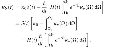 Where H T Is The Heaviside Step Function D ¢ Is The Dirac