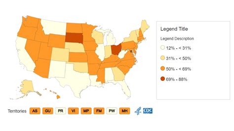 Numeric Maps And Legend Examples Cove Cdc