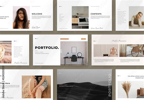 Portfolio Presentation Stock Template Adobe Stock