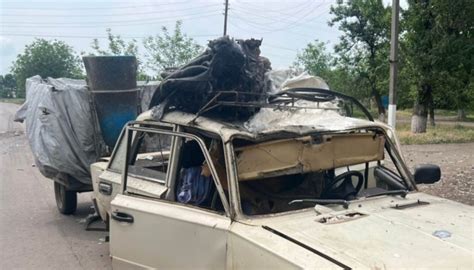 Росіяни вдарили дронами по автобусу і цивільному авто на Донеччині двоє загиблих четверо