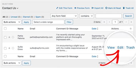 How To Edit Entries In WPForms