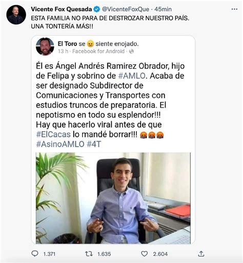Fox Confunde A Jordi El Niño Polla Con Sobrino De Amlo