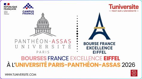 Bourses Eiffel à Luniversité Paris Panthéon Assas 20262027