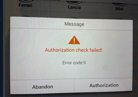 Fixed Autel Im608 Pro Authorization Check Failed Error Code9