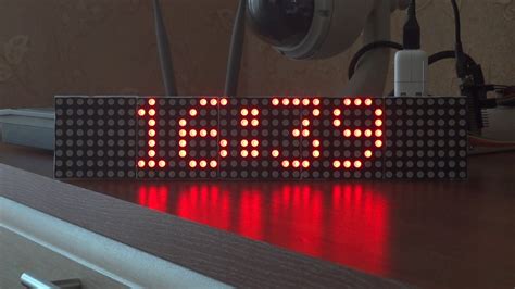 Wifi часы на Esp8266 и Max7219 5 60х60мм Youtube