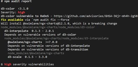Latest Version Suffering From High Transitive Security Vulnerabilities Issue Swimlane