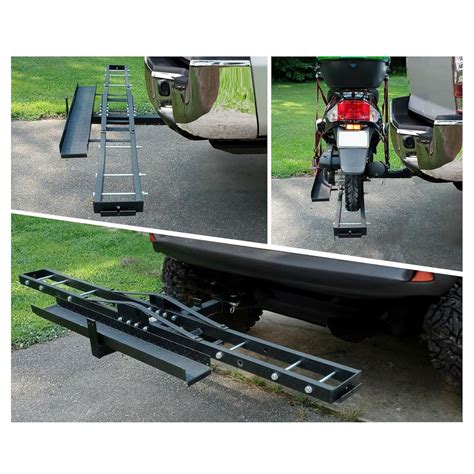 Heavy Duty Motorcycle Hitch Carrier With Ramp And Lock In Uae