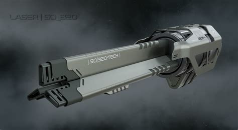 Artstation Laser Gun Scifi