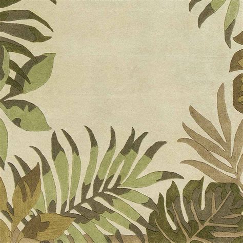 Nautical Area Rugs 8 Ft Round Havana Ivory Paradise Rug Bella