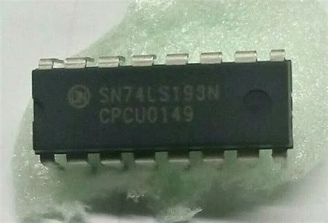 74ls193n Presettable Bcddecade Updown Counter Presettable 4 Bit