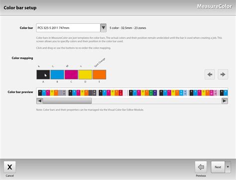 Create New Job MeasureColor