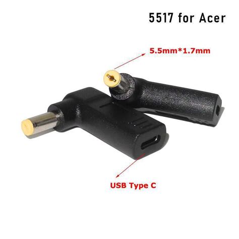 Promo Konektor Usb Type C To Dc Male Plug Usb C Power Adapter Charger Laptop X Acer
