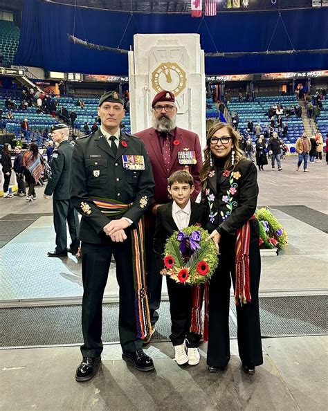 Lest We Forget I Spent The Morning As I Have For Years At Sask Place