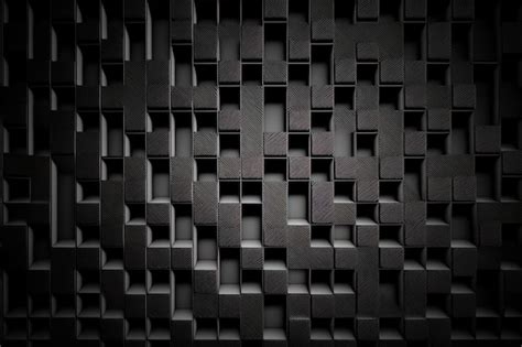 Premium Ai Image Background With An Abstract Geometric Grid Contemporary Dark Texture