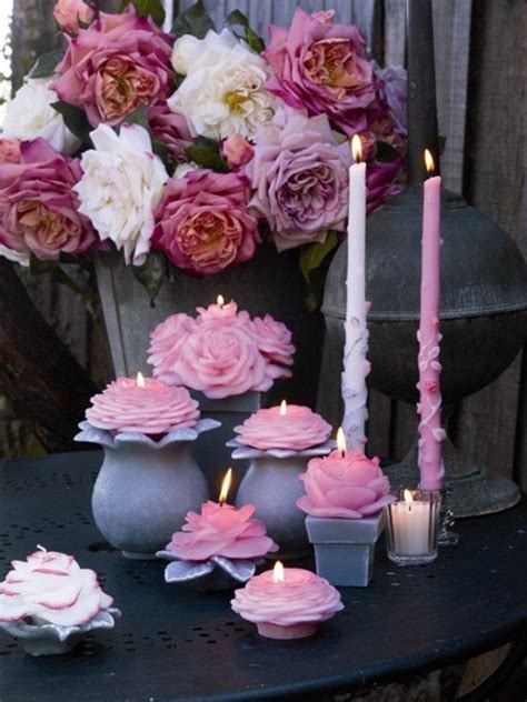 свечи в виде роз Свеча Свечки Свечи ручной работы