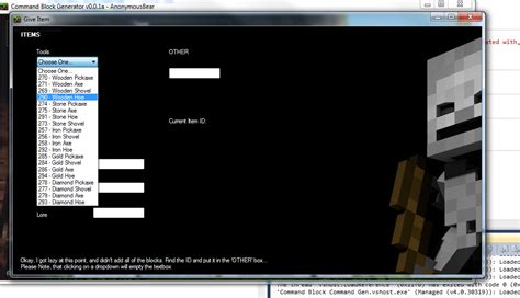 Command Block Command Generator