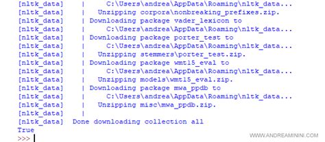 Come Installare Nltk Su Windows Linux E Mac Andrea Minini