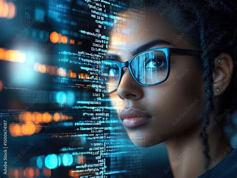 empowering female programmer poster a dynamic vision of technology