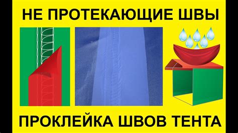Проклейка швов на торговой палатке - гарантированная защита от любого ...