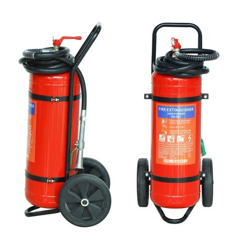 25kg 50kg Trolley Dry Powder Fire Extinguishers Iso Carbon Steel Fire