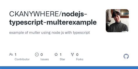 GitHub CKANYWHERE Nodejs Typescript Multerexample Example Of Multer Using Node Js With Typescript