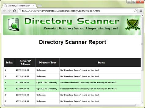 Directory Scanner