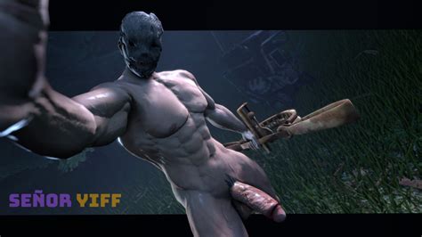Rule 34 Dead By Daylight Dissenter3d Male Focus Male Only Mask Penis Presenting Solo The