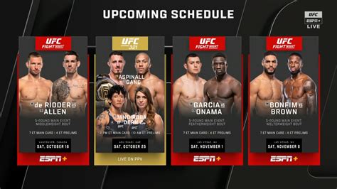 Mma 24 7 Upcoming Ufc Schedule 🗓 Ufc Fight Night De Facebook