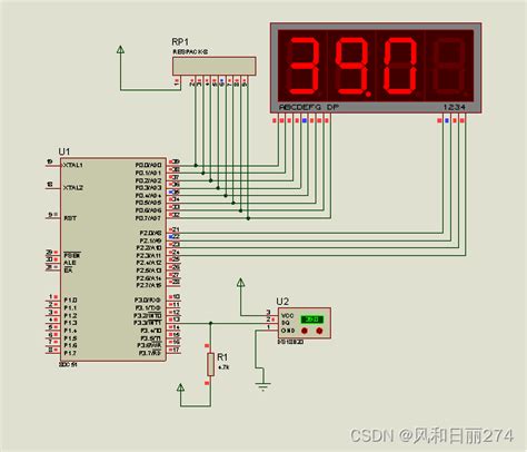 339 基于单片机数字温度计设计仿真 程序 报告【毕设课设】数字温度计仿真程序 Csdn博客