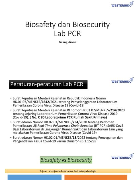 Biosafety And Biosecurity Lab Pcr Pdf Pdf