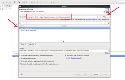 How To Configure Liferay Plugin Sdk In Eclipse Giuseppe Urso Blog