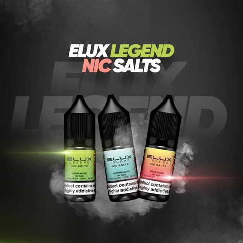 Uncover The Power Of Flavour With Elux Legend Nic Salts