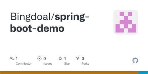 GitHub Bingdoal Spring Boot Demo