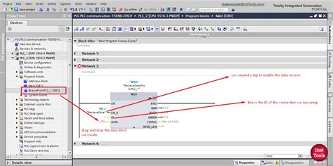 moving data between plcs siemens basics tsend trcv