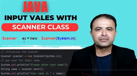 Java Input Values With Scanner Class Explained Youtube