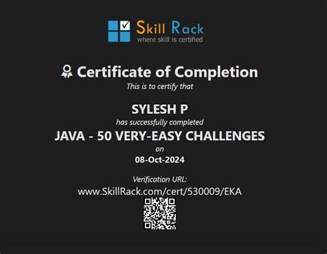 Java Coding Skillrack Problemsolving Continuouslearning Sylesh