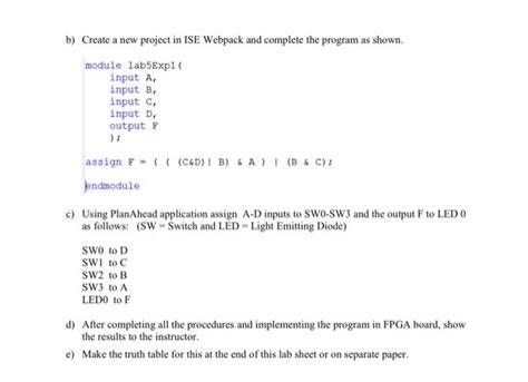 Solved Digital Logic Cs201 Lab 6 Combinational Circuit