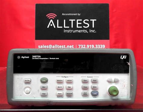 34972a agilent keysight lxi data acquisition data logger switch
