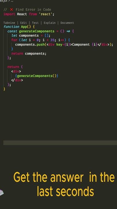 find the mistake in the react js code codeing codingchallenge youtube