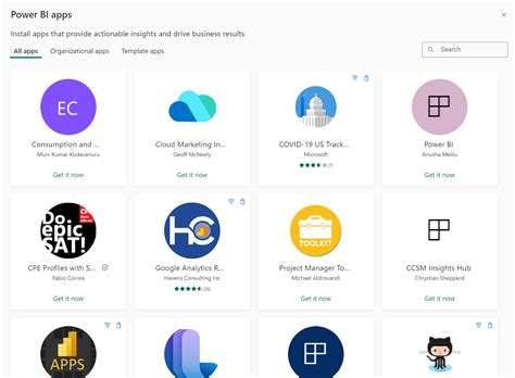在 Power Bi 中安装和使用包含仪表板和报表的应用 Power Bi Microsoft Learn
