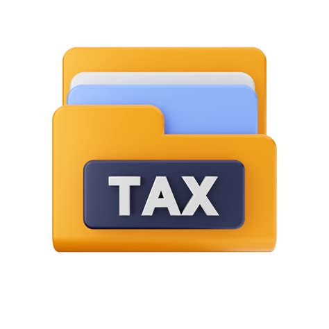 D Folder File Icon Illustration PNG