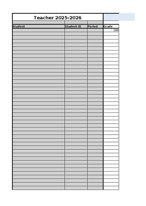 Excel Gradebook Weighted Formulas Included By Momma Llama Tpt