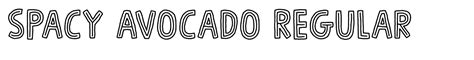spacy avocado regular font webfont and desktop myfonts
