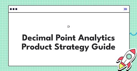 Decimal Point Analytics Product Strategy Guide 2025 Roadmap Nextsprints