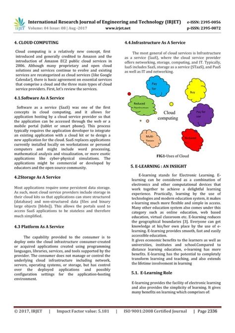 innovative e learning through scalable elastic and dynamic cloud