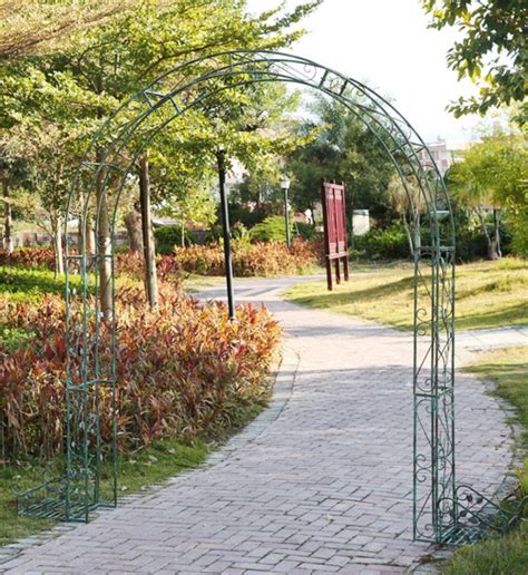 나뭇잎 버드 와이드 아치 정원게이트철재조형 Cherhomes